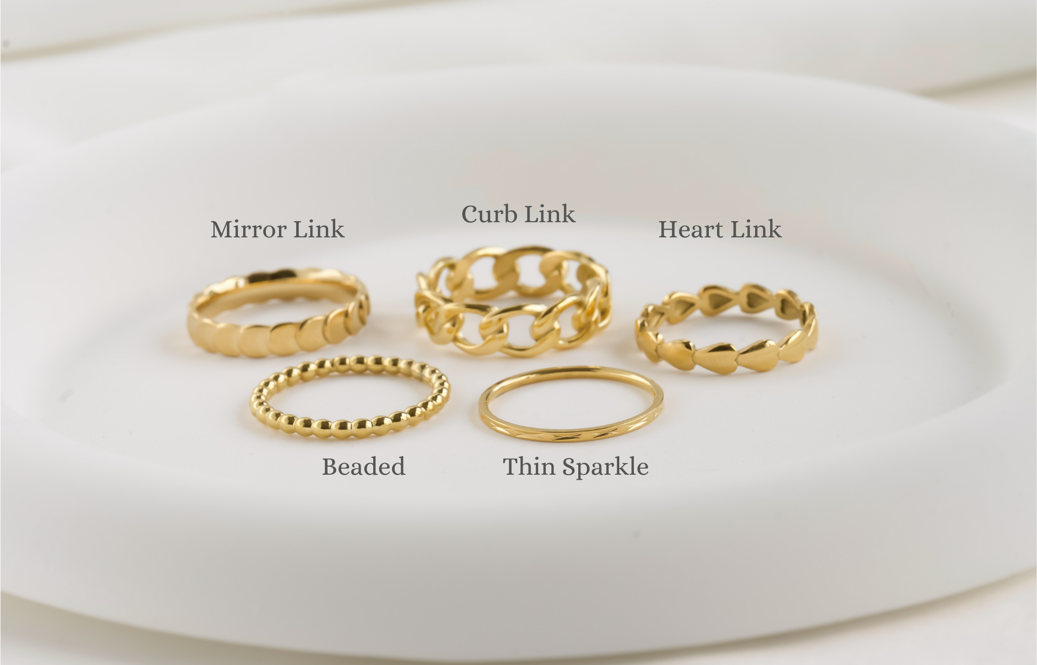 Dainty Gold Rings – Leyla Mete Design Studio